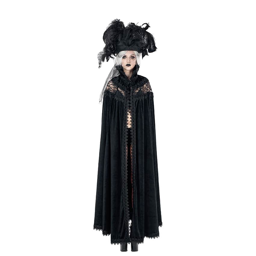 Cape, Velvet Sheer Window – A Masquerade Costume