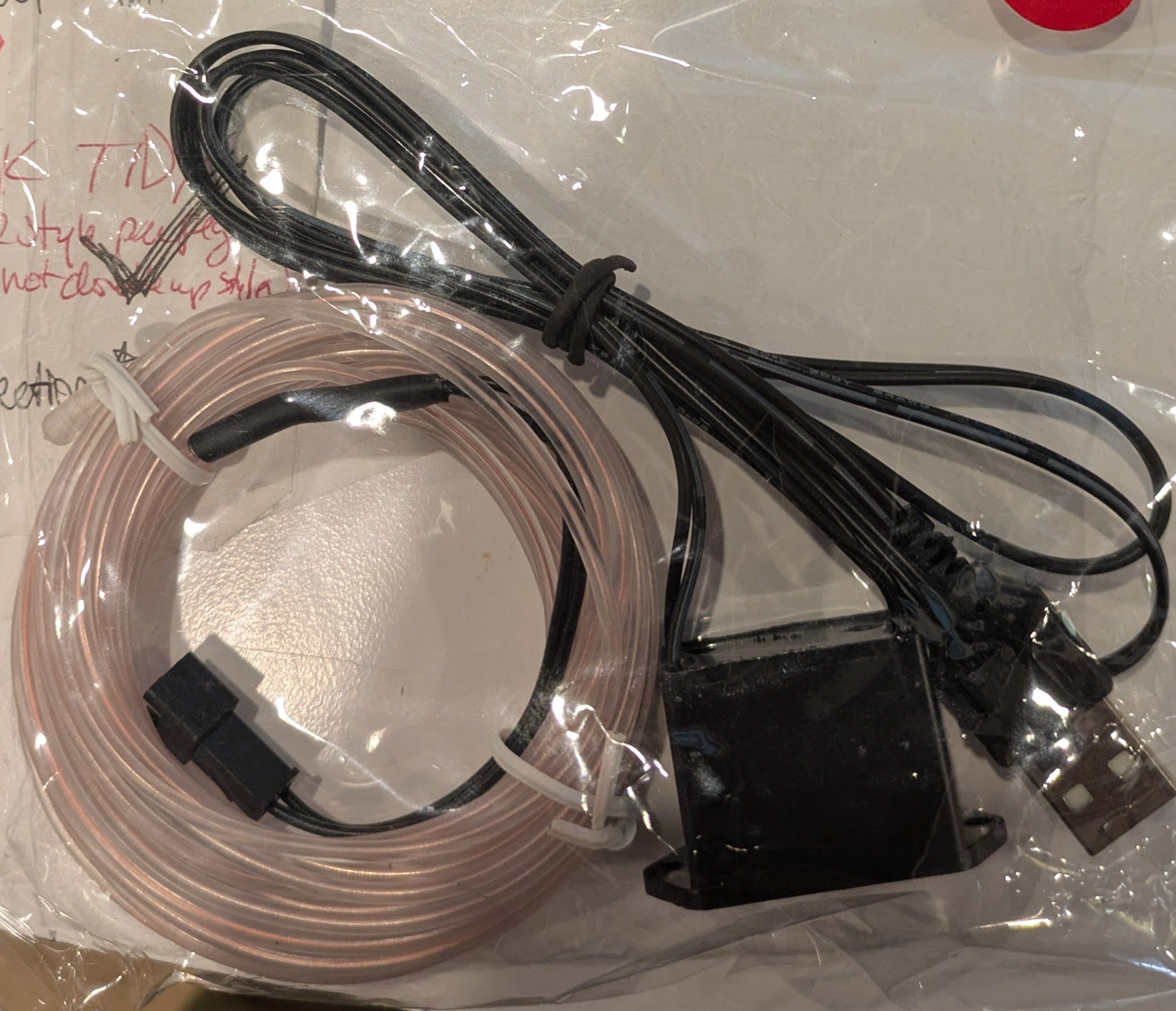 EL Wire, 2M White – A Masquerade Costume