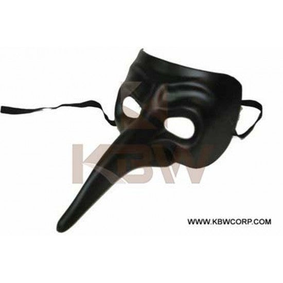 Mask, Zani Plain Black – A Masquerade Costume